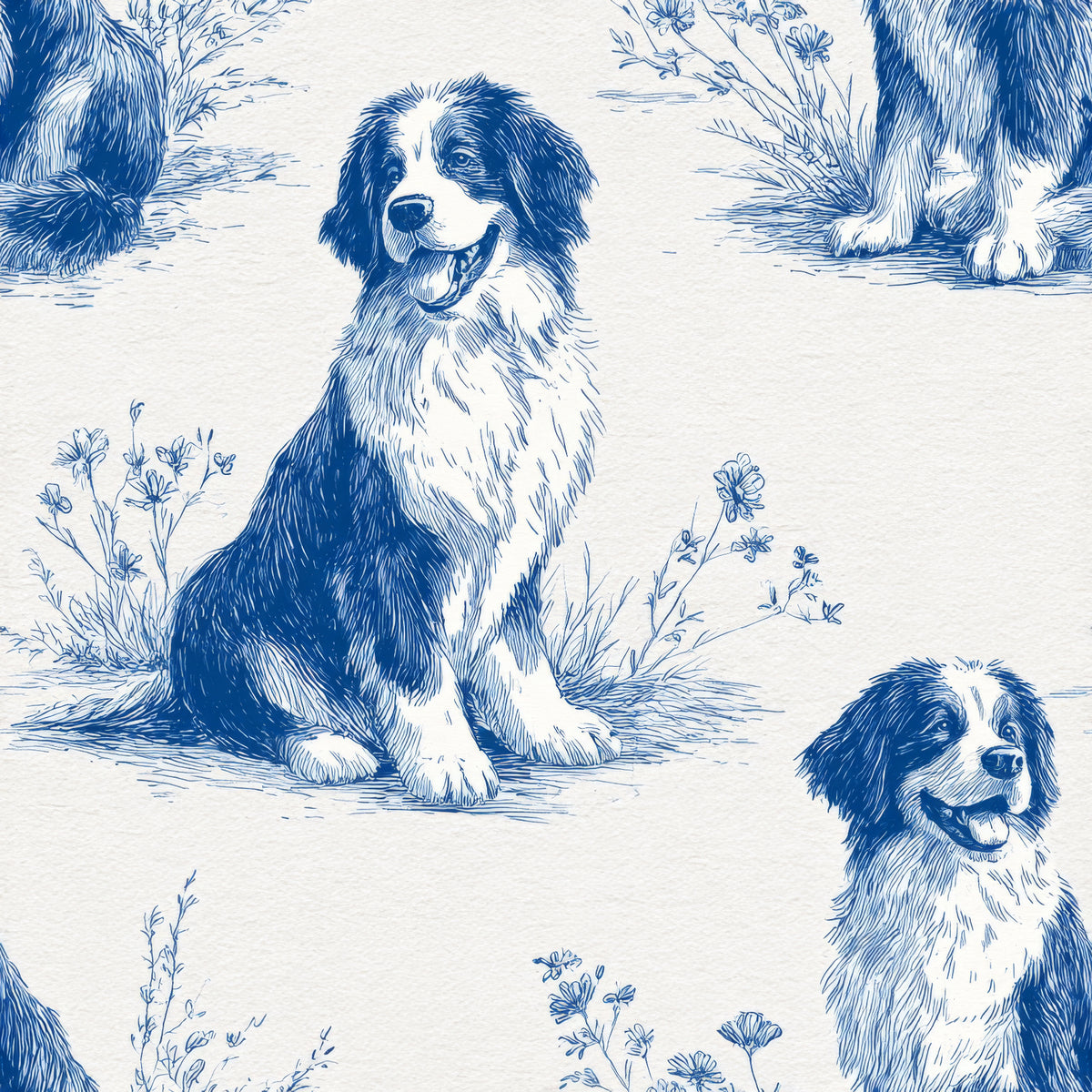 Alpine Companion Wallpaper – Canvas & Ivy