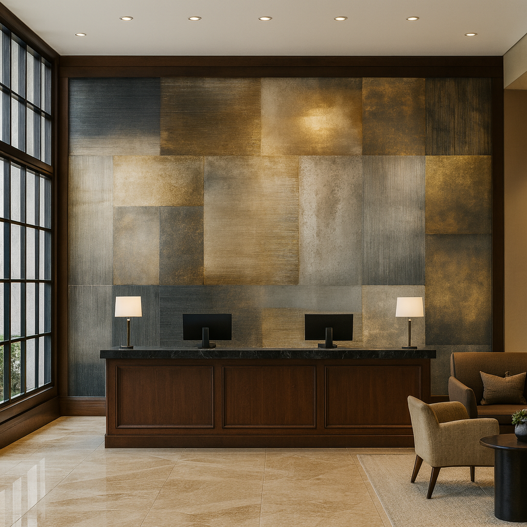 Oxide Block Wallpaper – Canvas & Ivy