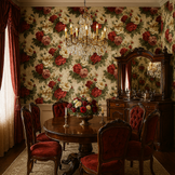 English Rose Tangle Wallpaper – Canvas & Ivy