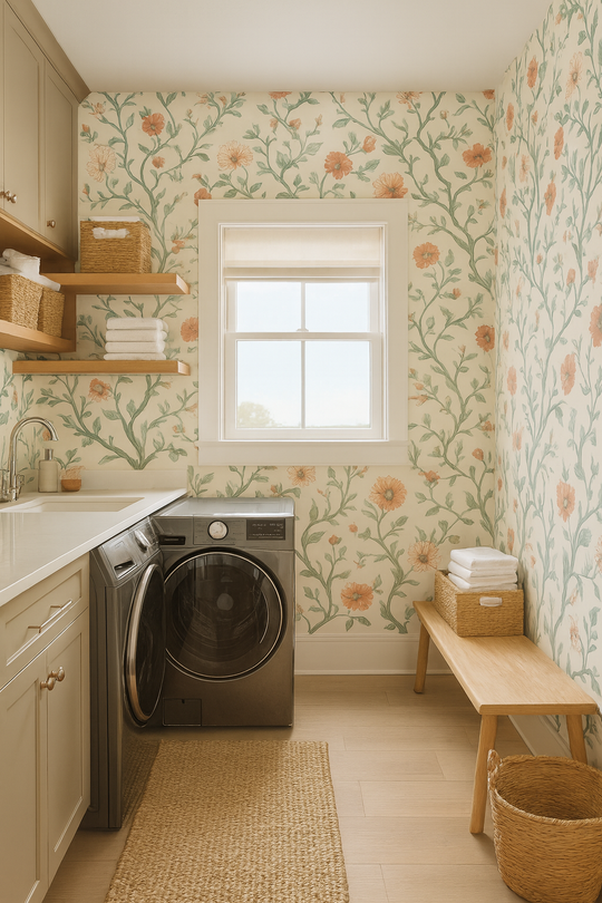 Garden Muse Wallpaper – Canvas & Ivy