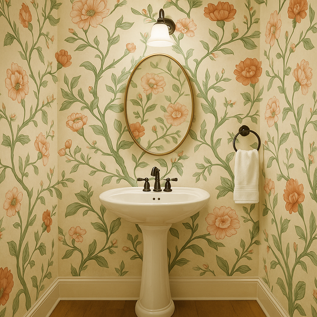 Garden Muse Wallpaper – Canvas & Ivy