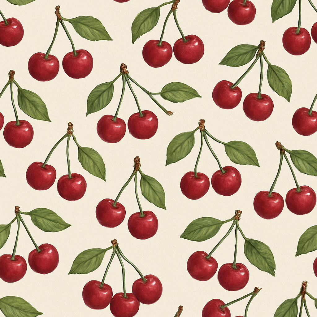 Cherry Bombshell Wallpaper – Canvas & Ivy