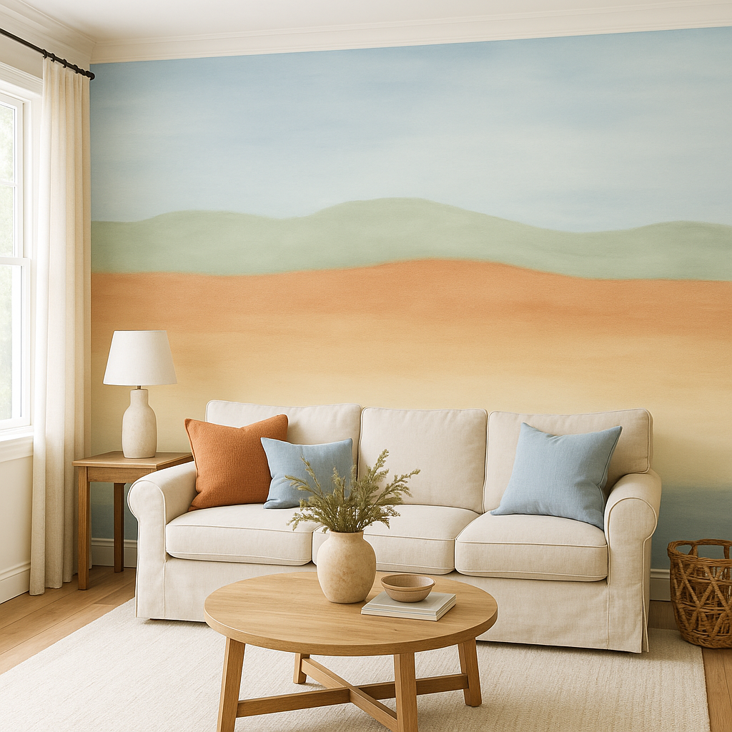 Desert Horizon Wallpaper – Canvas & Ivy