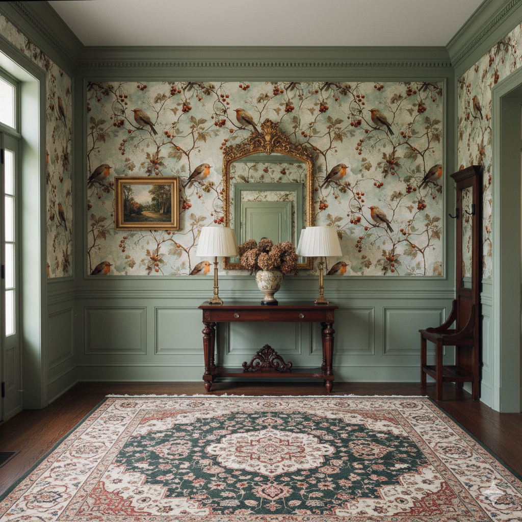 Hawthorn Hollow Wallpaper – Canvas & Ivy