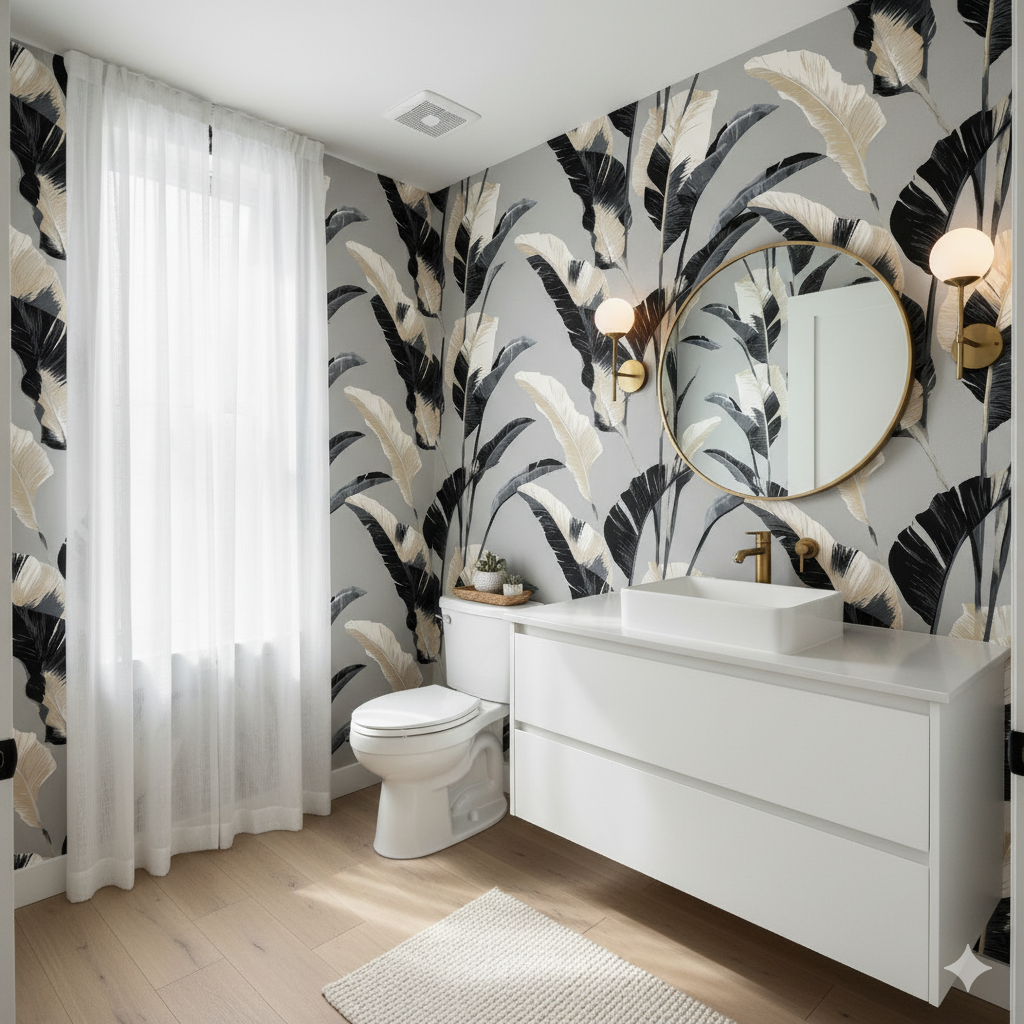 Midnight Grove Wallpaper – Canvas & Ivy