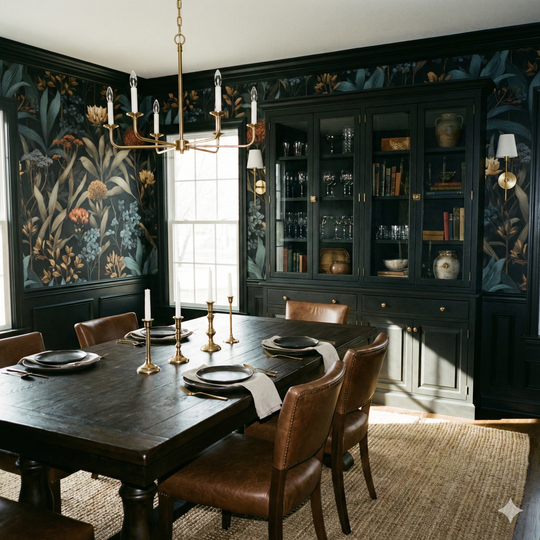 Ashroot Garden Wallpaper – Canvas & Ivy