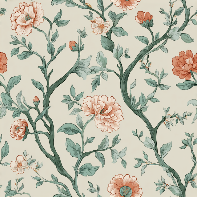 Garden Muse Wallpaper – Canvas & Ivy