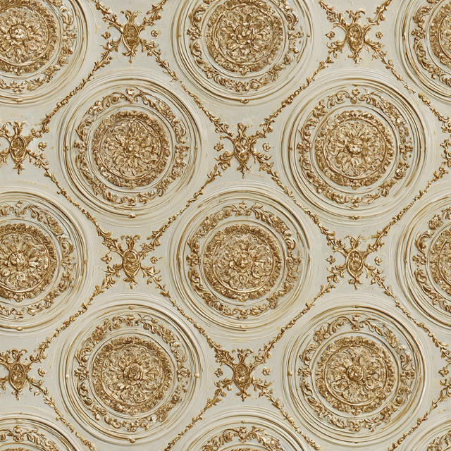 Gilded Medallion Reign Wallpaper – Canvas & Ivy