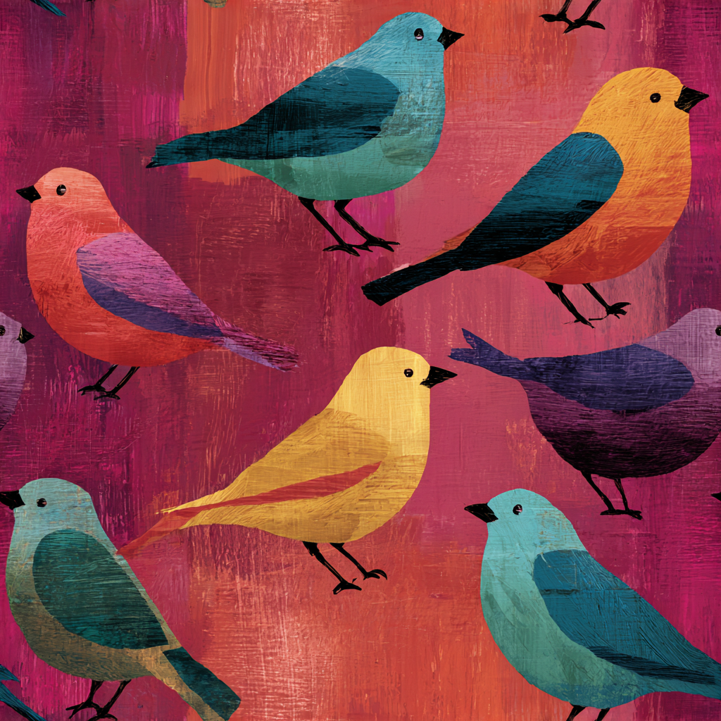 Solano Aviary Wallpaper – Canvas & Ivy