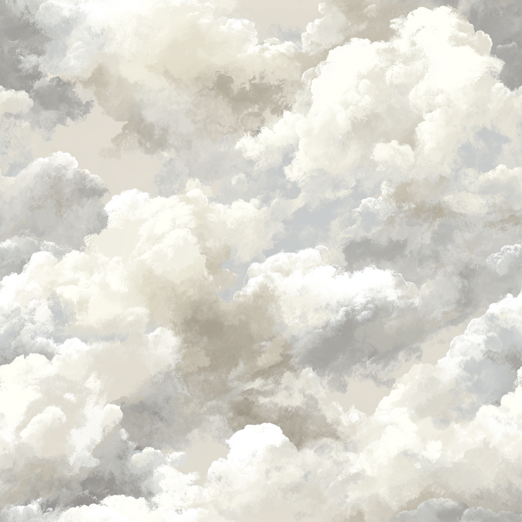 Cloudbound Wallpaper – Canvas & Ivy